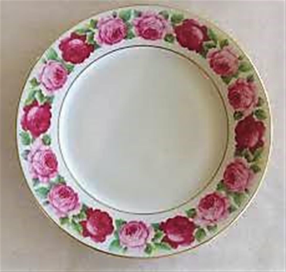 Rose de Paris - Assiette plate 26.5 cm Porcelaine Fine